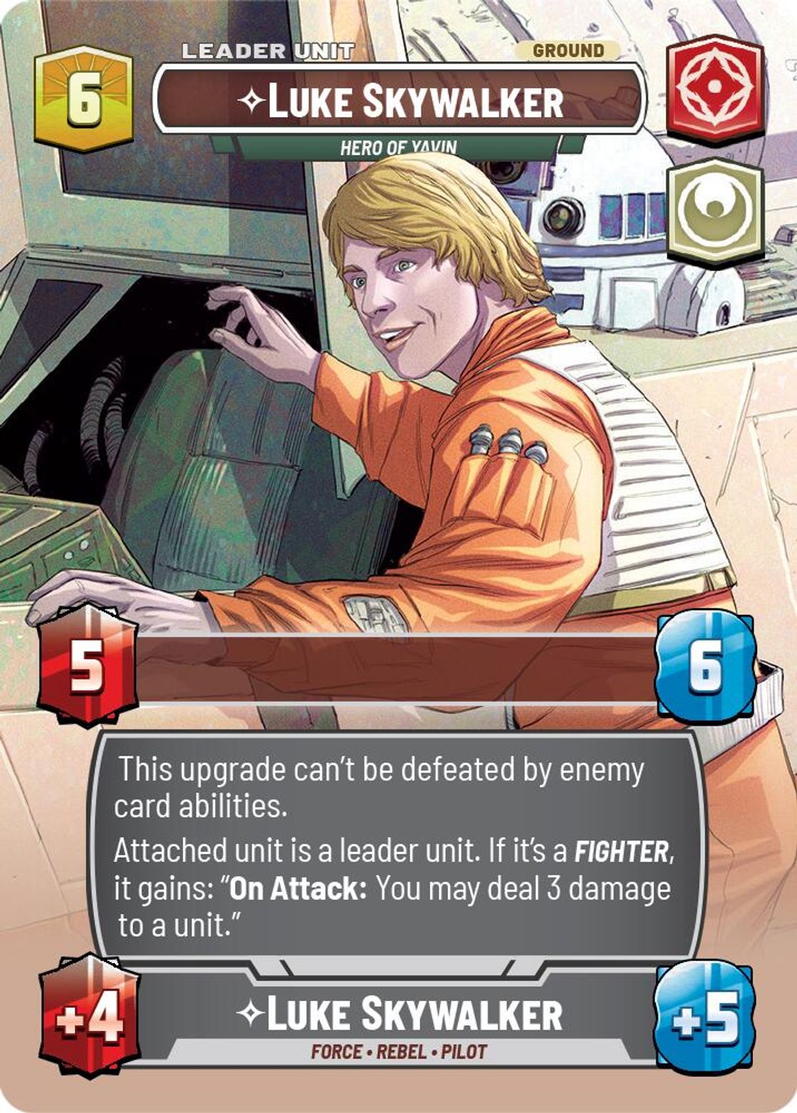 Luke Skywalker - Hero of Yavin - Star Wars Unlimited DB