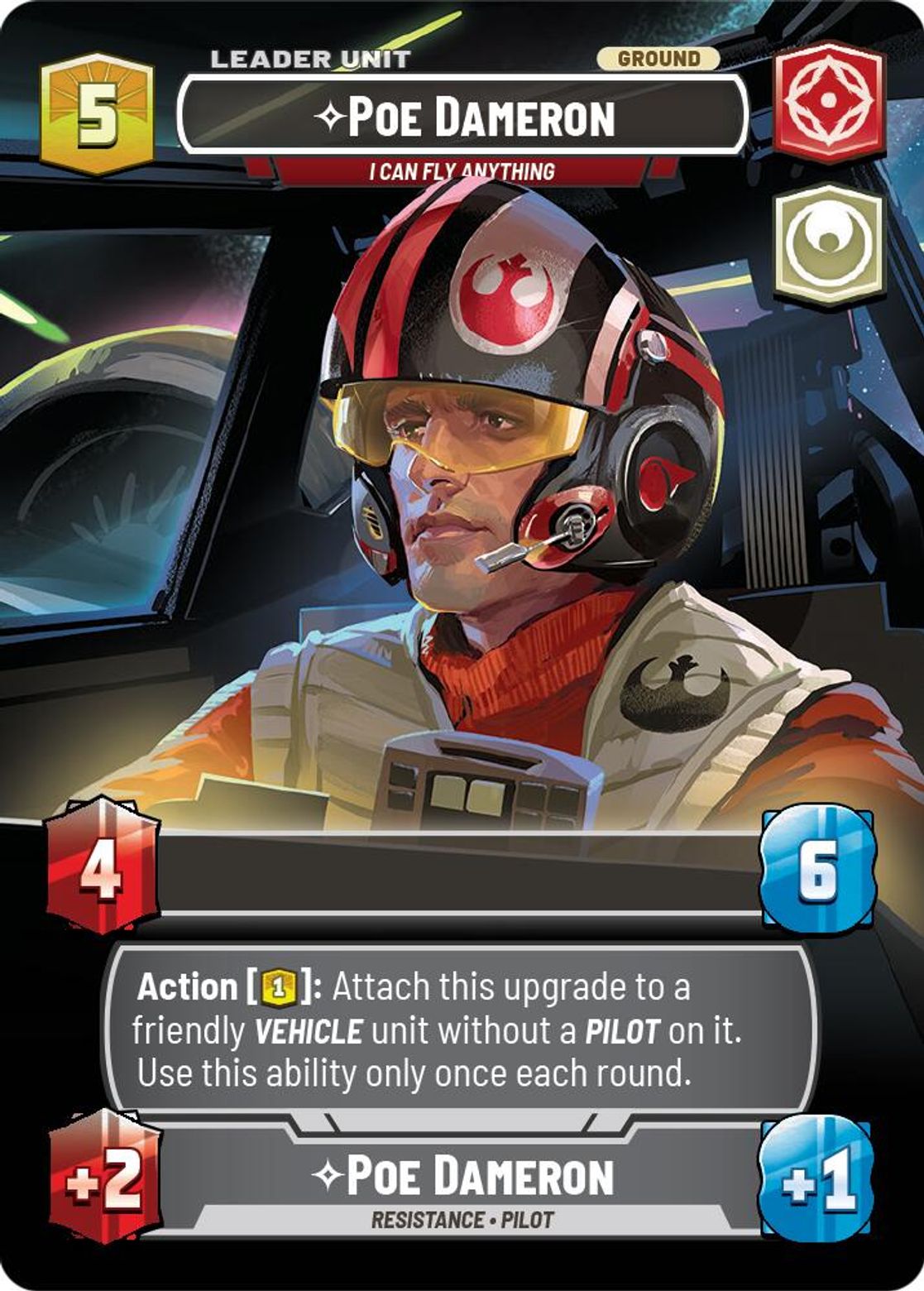 Poe Dameron - I Can Fly Anything - Star Wars Unlimited DB
