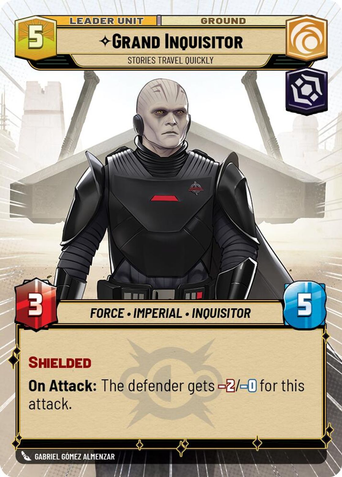 Grand Inquisitor - Stories Travel Quickly - Star Wars Unlimited DB