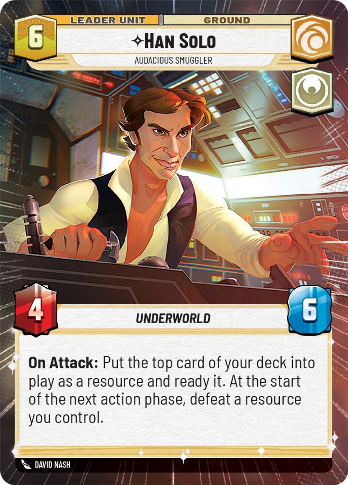 Han Solo - Audacious Smuggler - Star Wars Unlimited DB